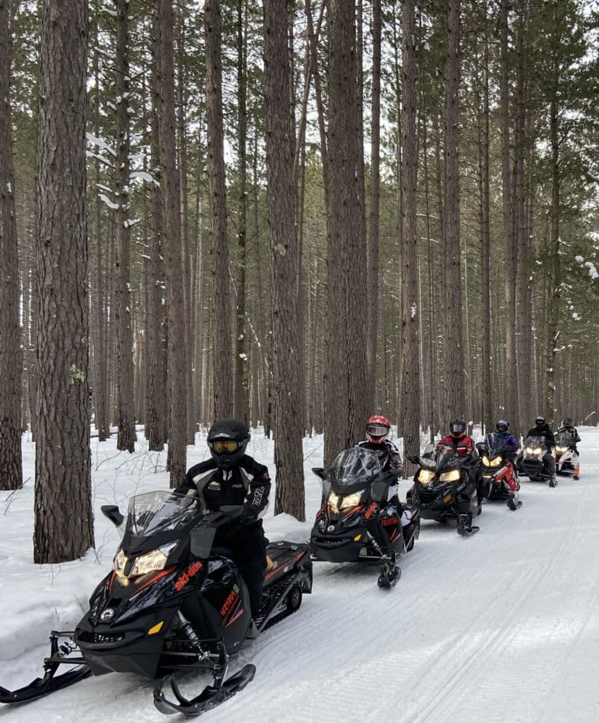 Snowmobile Trails in Grand Rapids Minnesota